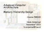 PPT - Computer Architecture and Design – ECEN 350 PowerPoint ...