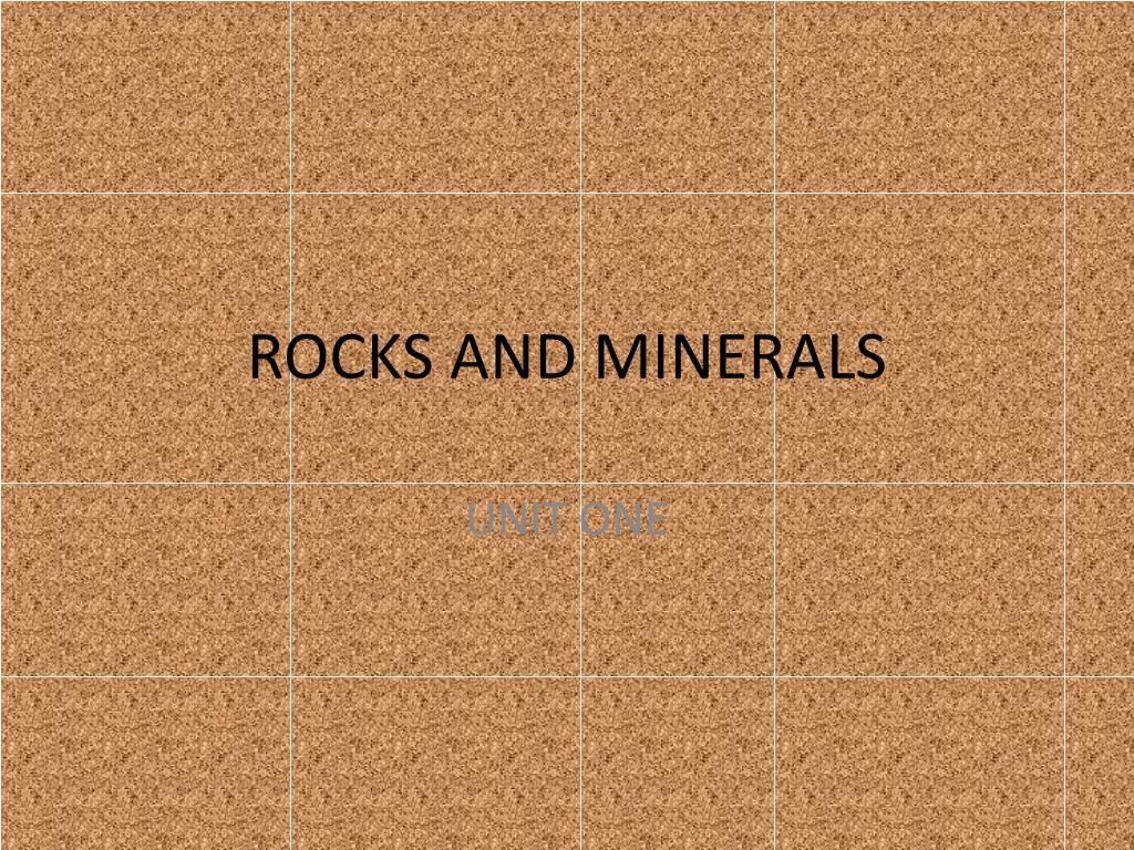 PPT - ROCKS AND MINERALS PowerPoint Presentation, free download - ID ...
