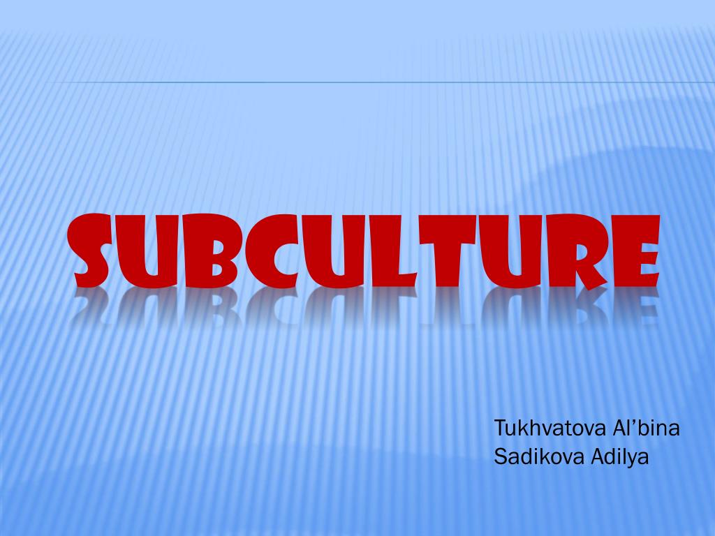 PPT - Subculture PowerPoint Presentation, free download - ID:2516537