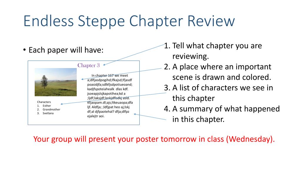 PPT - Endless Steppe Chapter Review PowerPoint Presentation, free ...