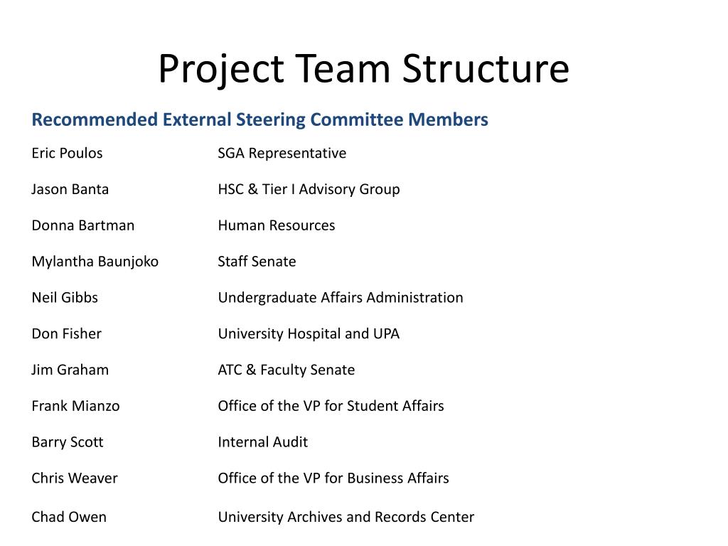 PPT - Optimizing Project Team Structure for Enhanced Collaboration and ...