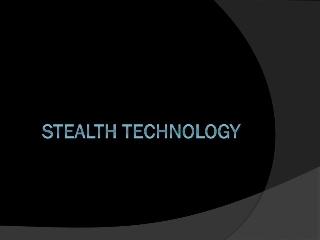 PPT - Stealth technology PowerPoint Presentation, free download - ID:2518038