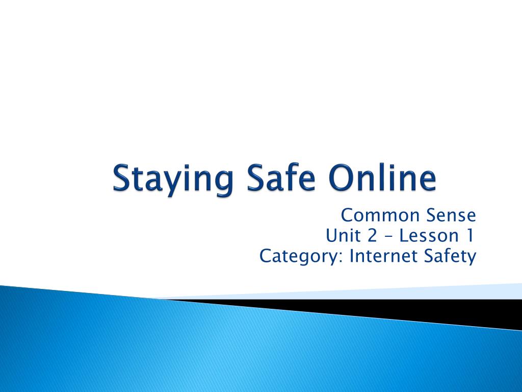 PPT - Staying Safe Online PowerPoint Presentation, free download - ID ...