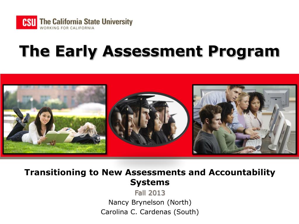 PPT - The Early Assessment Program PowerPoint Presentation, free ...