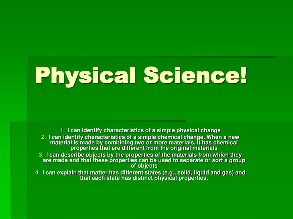 PPT - Understanding Physical and Chemical Changes in Matter PowerPoint ...
