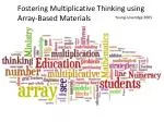PPT - Moving from Additive to Multiplicative Thinking: The Road to ...