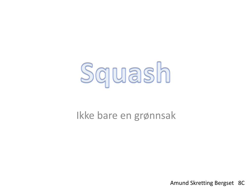 PPT - Squash PowerPoint Presentation, free download - ID:2521235