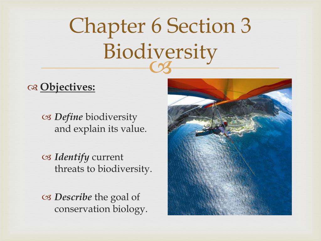 PPT - Chapter 6 Section 3 Biodiversity PowerPoint Presentation, free ...