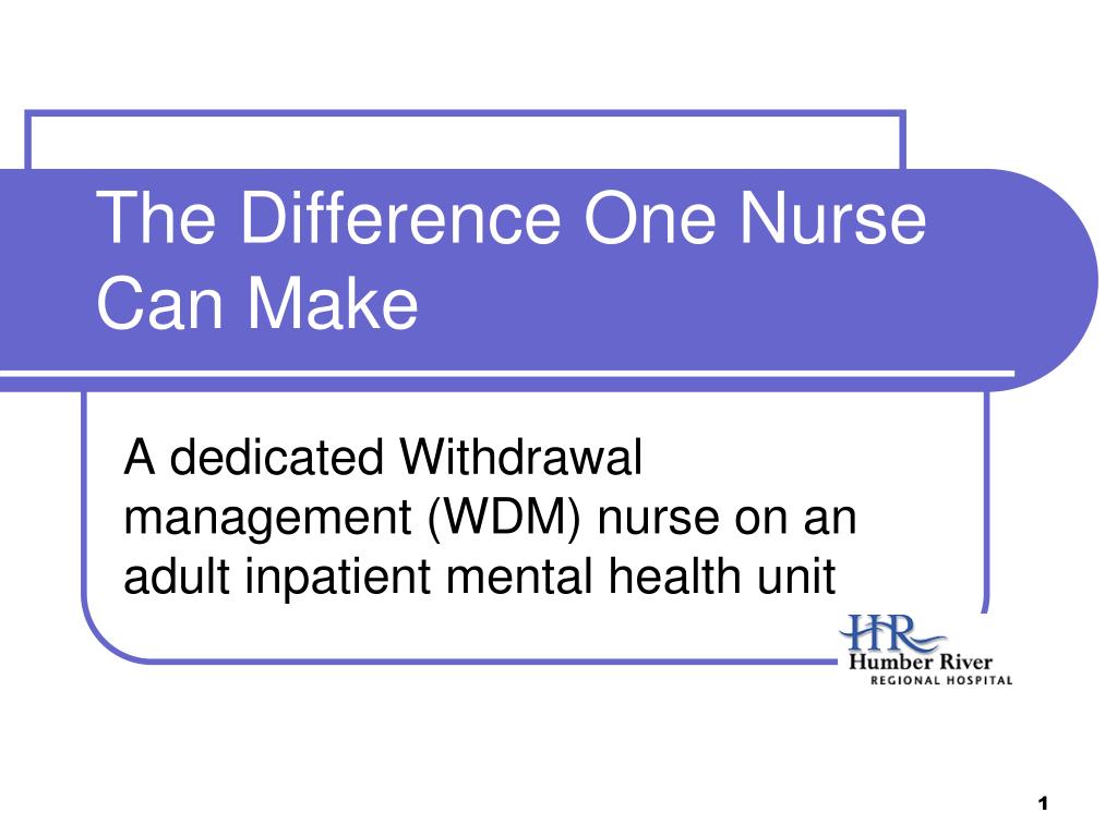 PPT - The Difference One Nurse Can Make PowerPoint Presentation, free ...