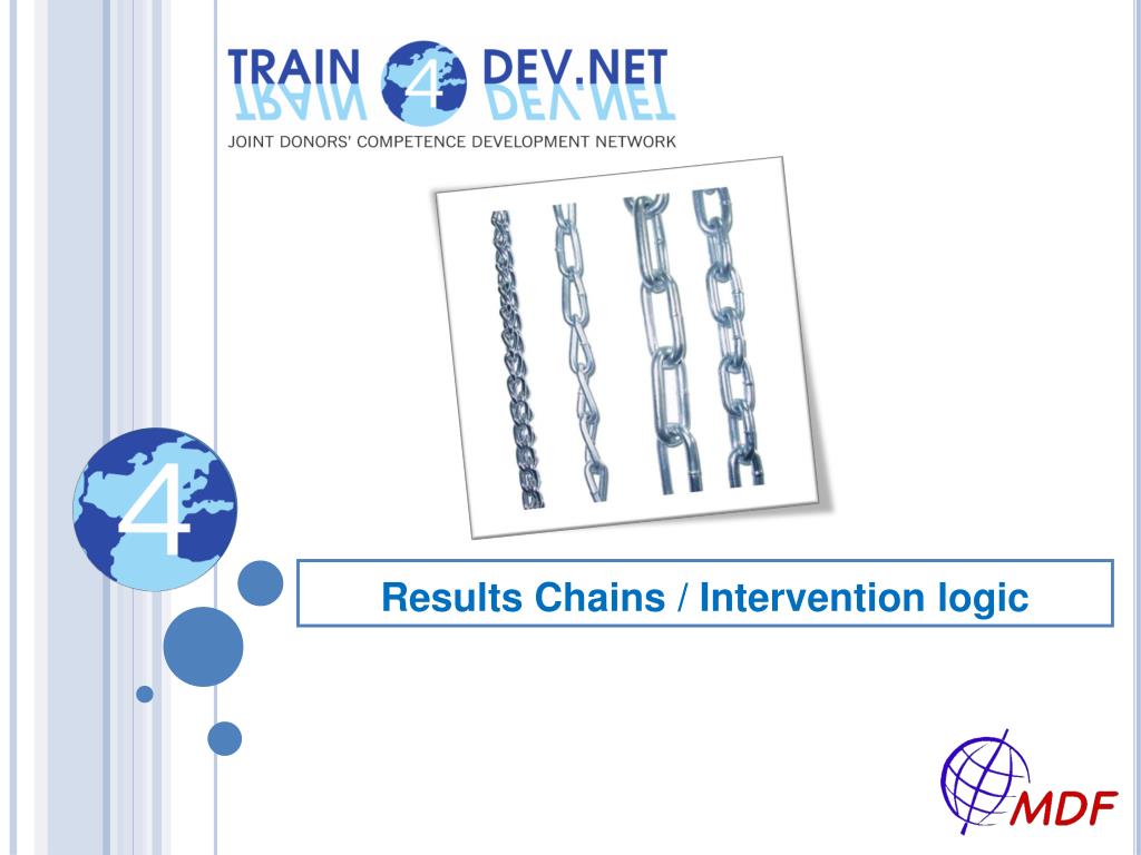PPT - Results Chains / Intervention logic PowerPoint Presentation, free ...