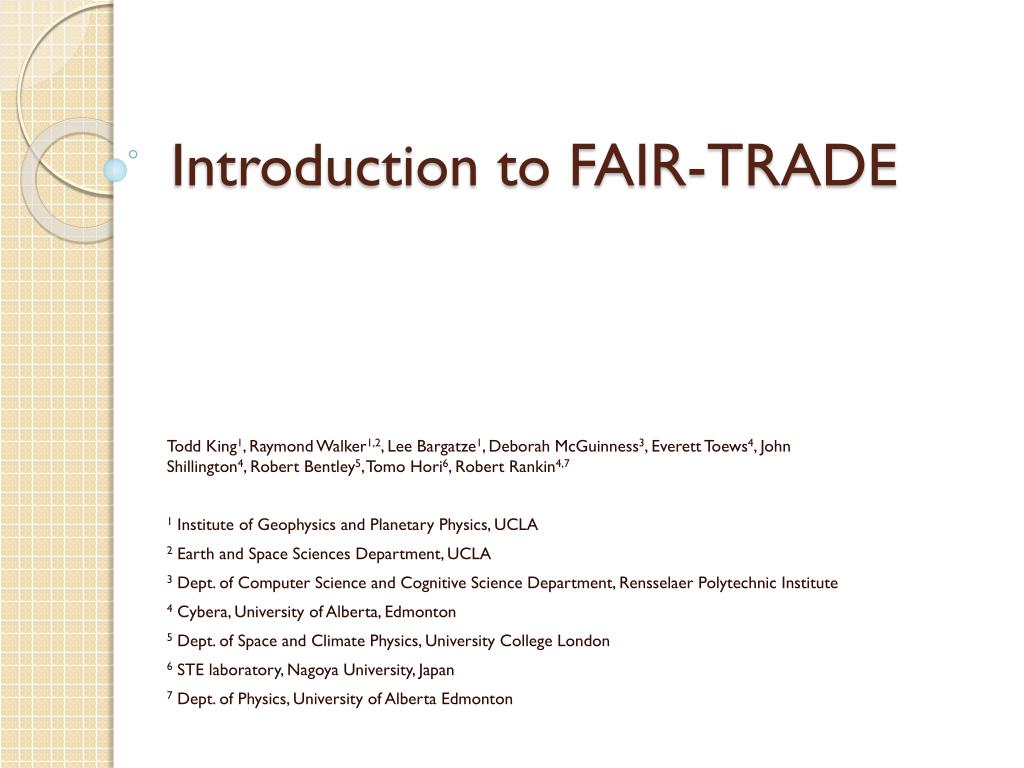 PPT - Introduction to FAIR-TRADE PowerPoint Presentation, free download ...