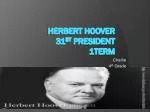 PPT - President Herbert Hoover PowerPoint Presentation, free download ...