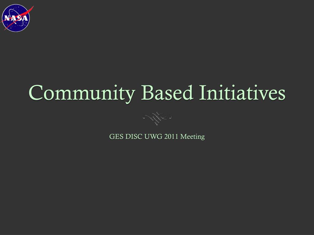 PPT - Enhancing Earth Science Data Management through Community-Based ...