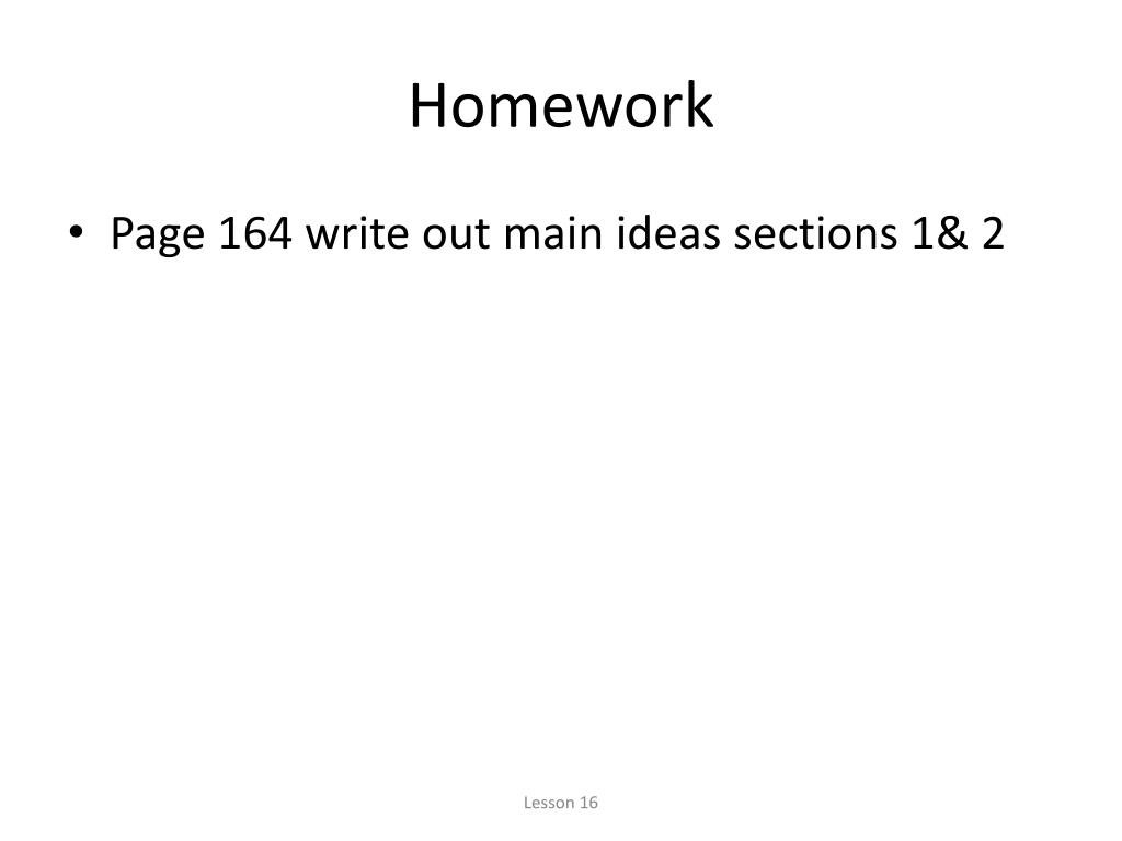 PPT - Homework PowerPoint Presentation, free download - ID:2526733