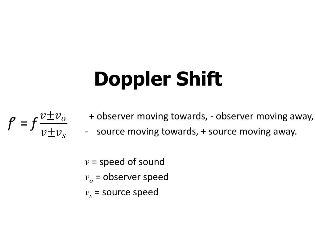 PPT - Doppler Shift PowerPoint Presentation, free download - ID:2527279