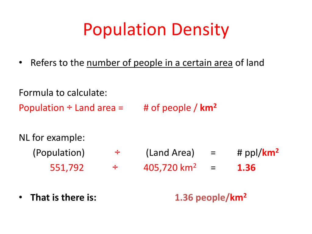 PPT - Population Density PowerPoint Presentation, free download - ID ...