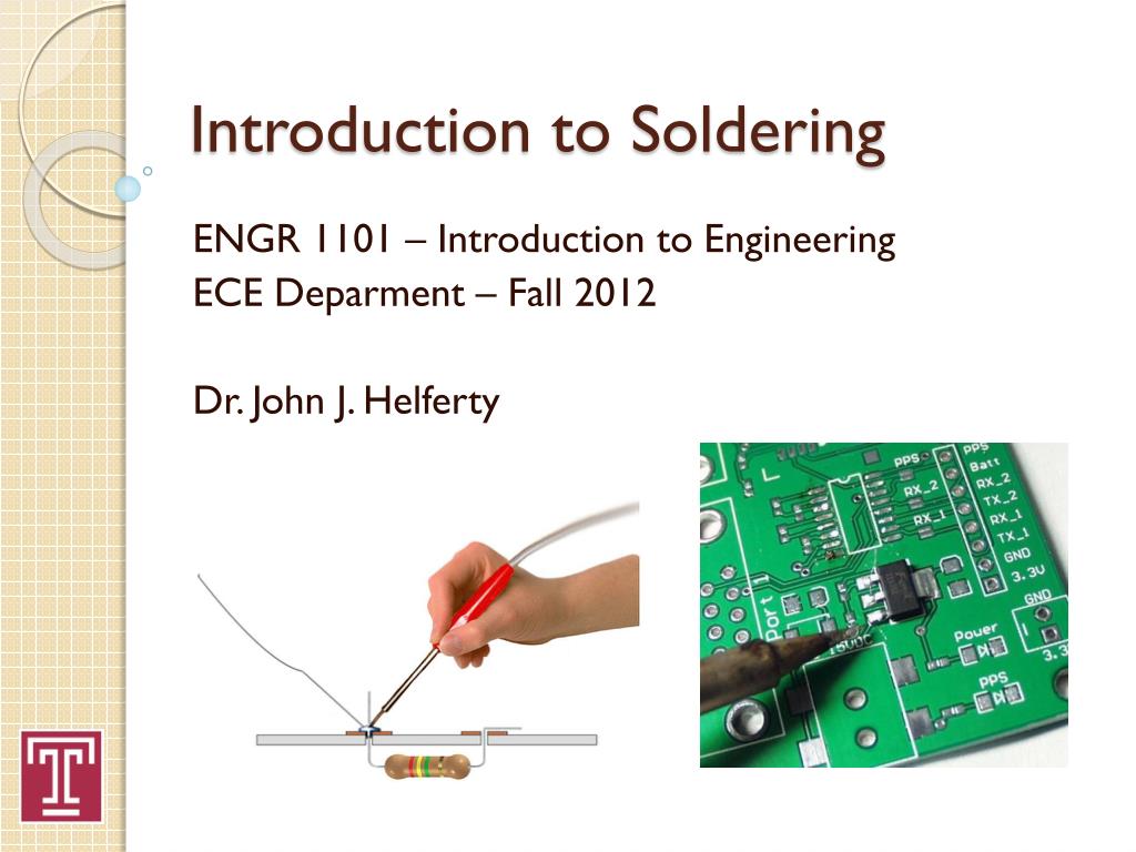PPT - Introduction to Soldering PowerPoint Presentation, free download ...