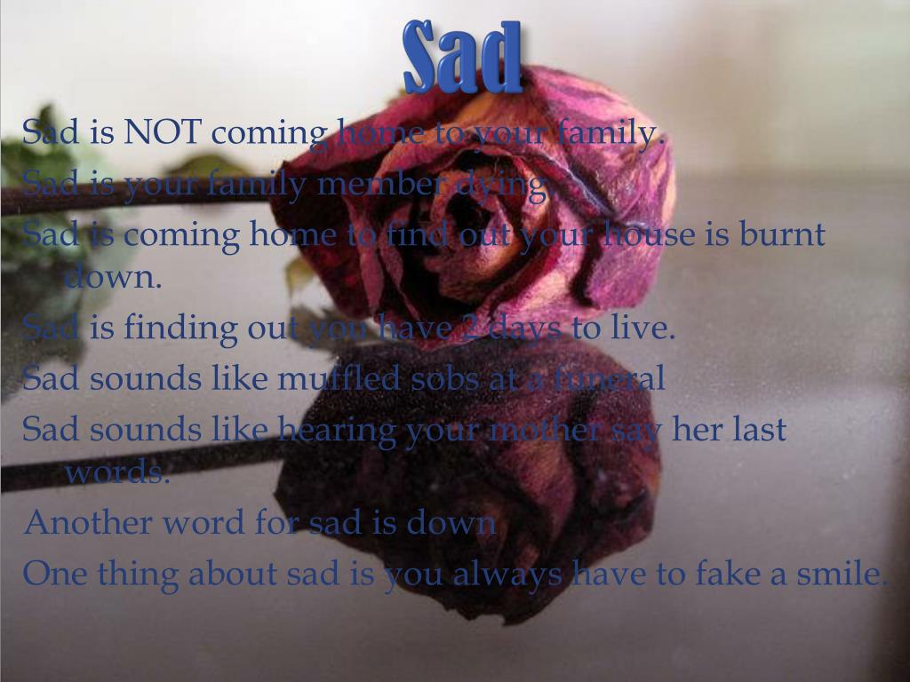 PPT - Sad PowerPoint Presentation, free download - ID:2529646
