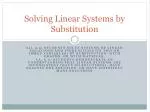 PPT - Solving Systems of Equations by Substitution PowerPoint ...