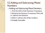 PPT - Adding and Subtracting Mixed Numbers with Like Denominators ...