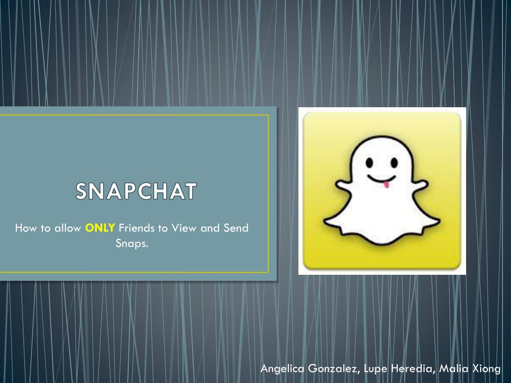 PPT - SNAPCHAT PowerPoint Presentation, free download - ID:2531587