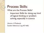 PPT - SCIENCE PROCESS SKILLS PowerPoint Presentation, free download ...