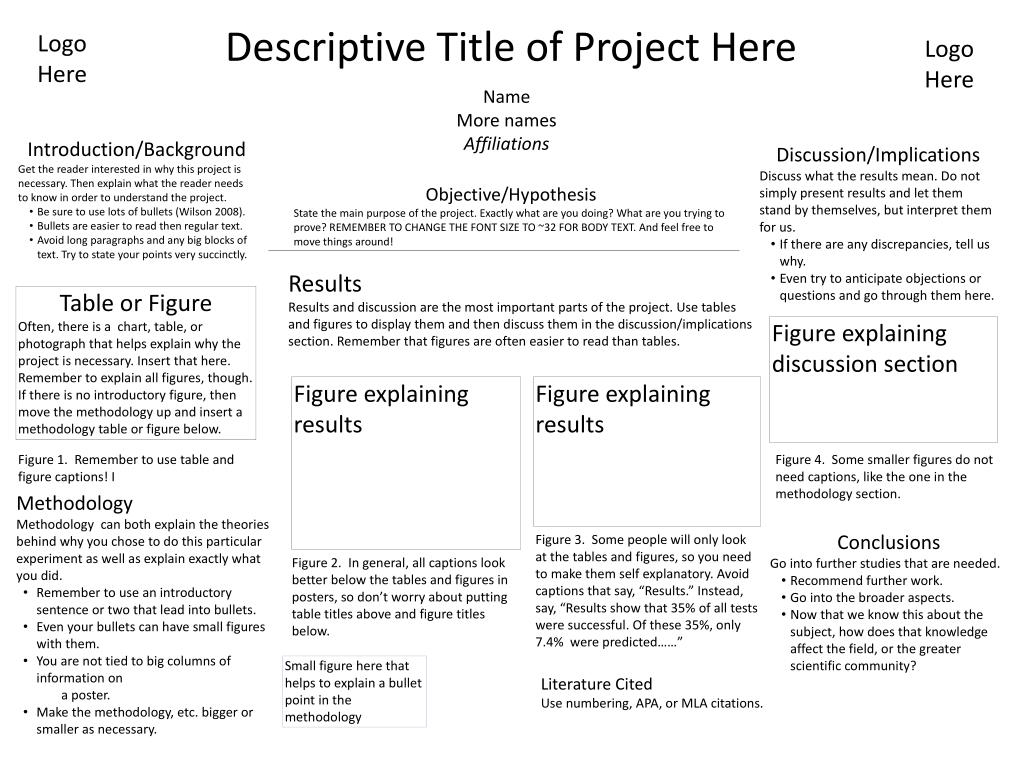PPT - Descriptive Title of Project Here PowerPoint Presentation, free ...