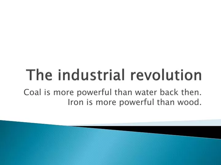 PPT - The industrial revolution PowerPoint Presentation, free download ...