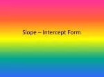 PPT - Converting between Standard form and Slope-Intercept form ...