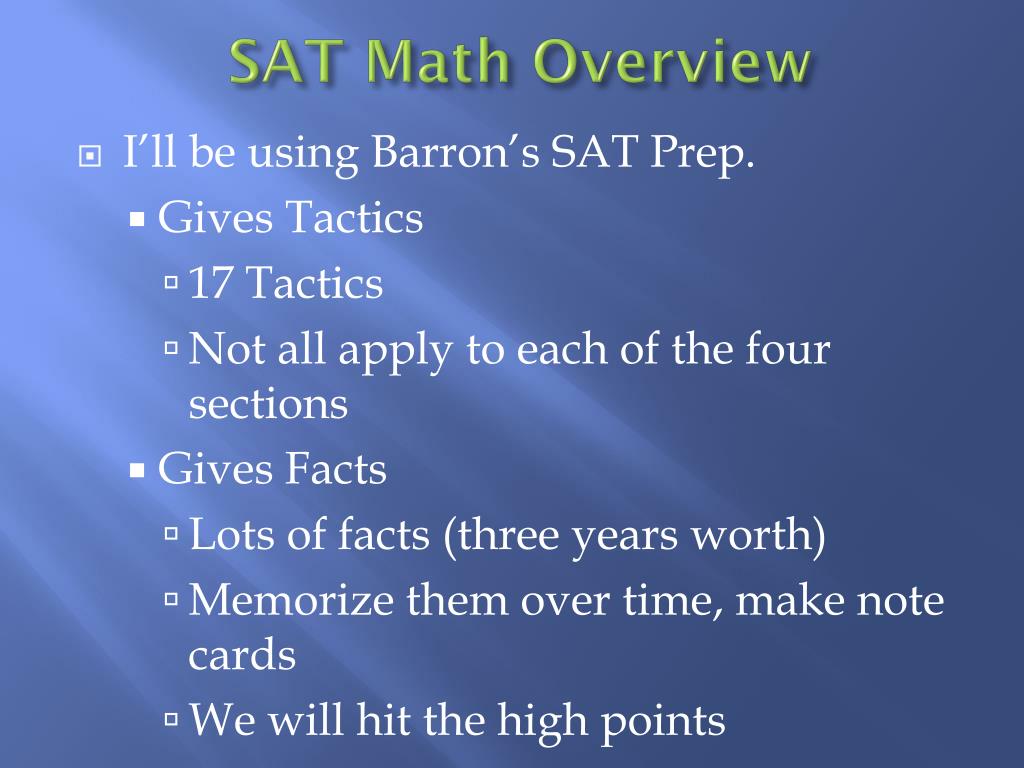 PPT - SAT Math Overview PowerPoint Presentation, free download - ID:2535712