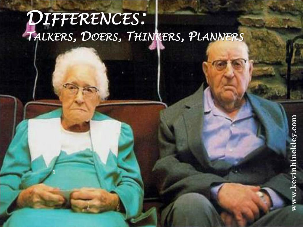 PPT - Differences: Talkers, Doers, Thinkers, Planners PowerPoint ...