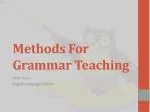 PPT - Grammar: Lesson One PowerPoint Presentation, free download - ID ...