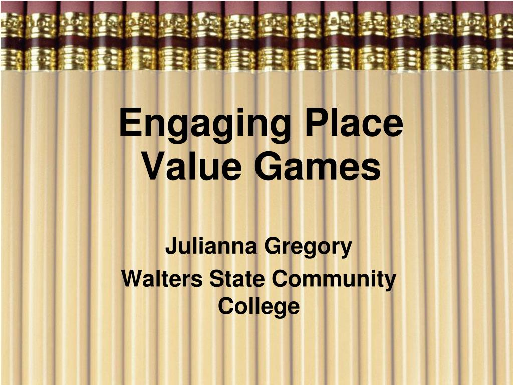 PPT - Engaging Place Value Games PowerPoint Presentation, free download ...
