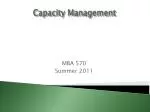 PPT - Operations Management Capacity Design PowerPoint Presentation ...