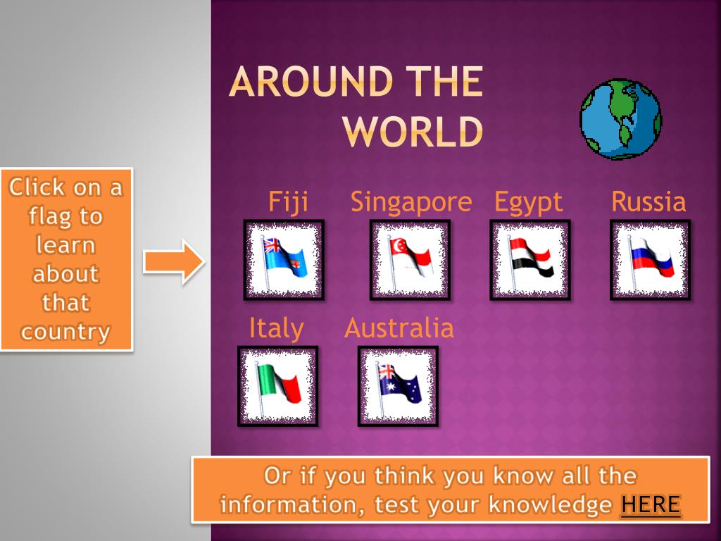 PPT - Around the World PowerPoint Presentation, free download - ID:2554701