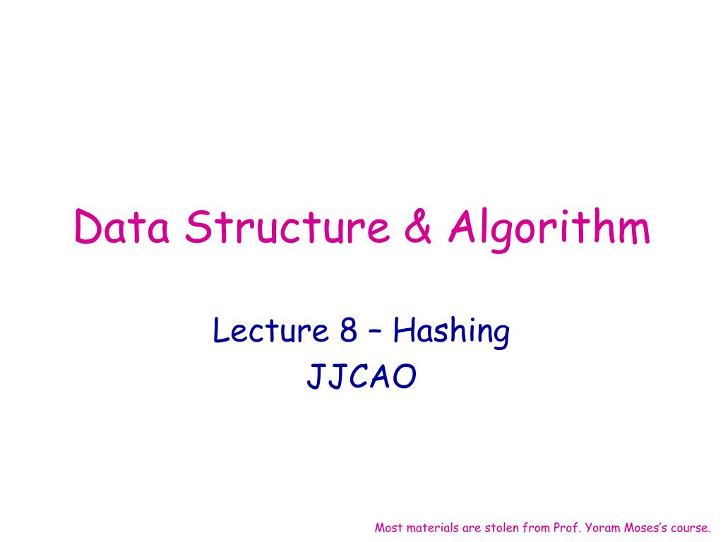 Ppt Data Structure And Algorithm Powerpoint Presentation Free Download
