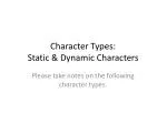 PPT - Static and Dynamic Characters PowerPoint Presentation, free ...