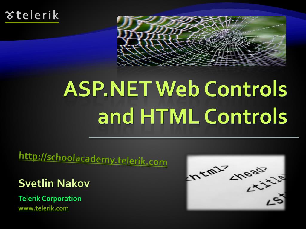 PPT - ASP.NET Web Controls and HTML Controls PowerPoint Presentation ...