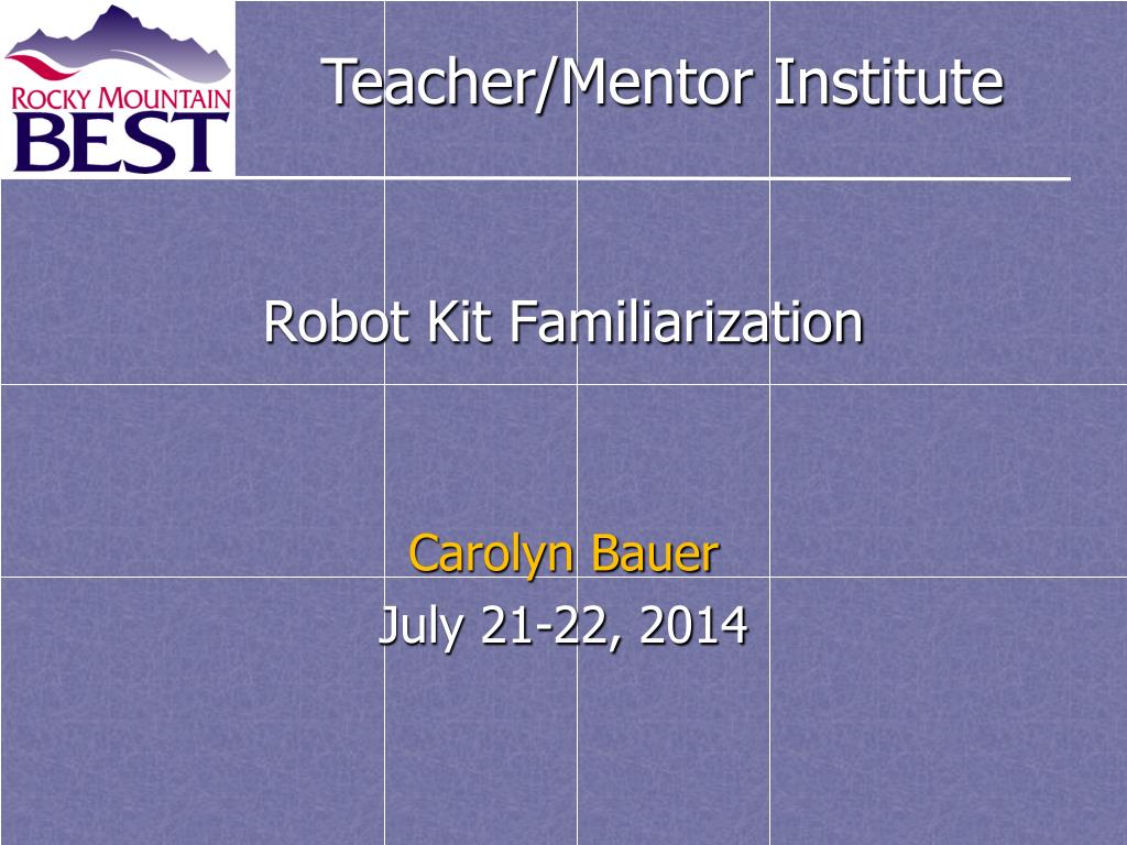 PPT - Robotics Kit Familiarization Guide PowerPoint Presentation, free ...