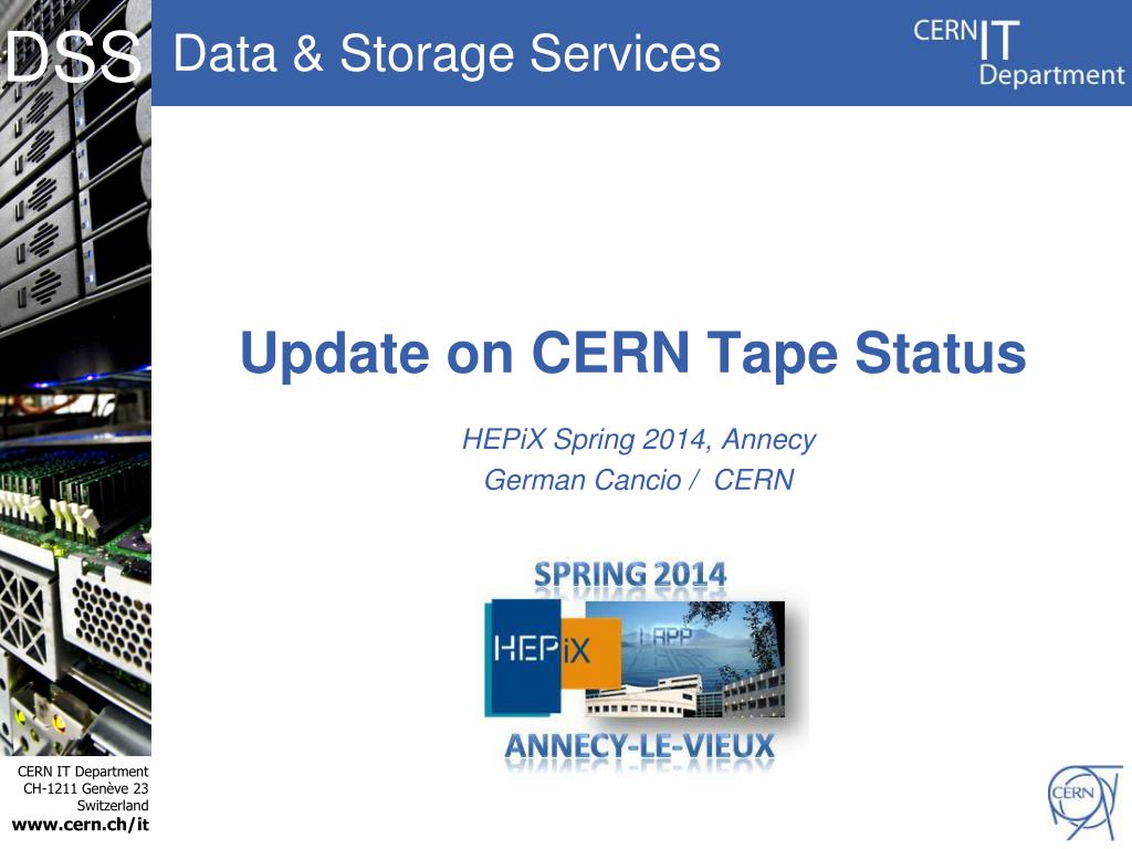 PPT - Update on CERN Tape Status PowerPoint Presentation, free download ...