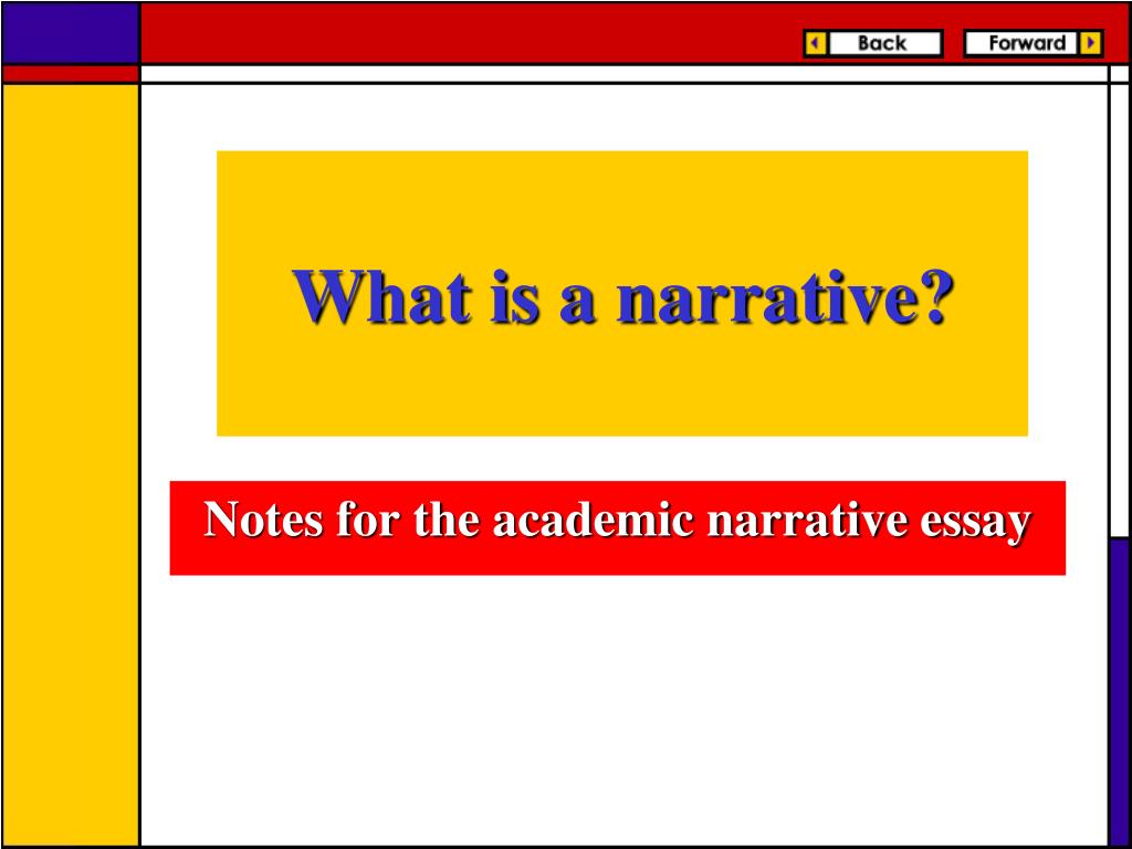 PPT - What is a narrative? PowerPoint Presentation, free download - ID ...