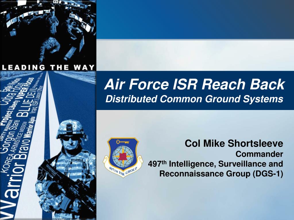 PPT - Air Force ISR Reach Back Distributed Common Ground Systems ...