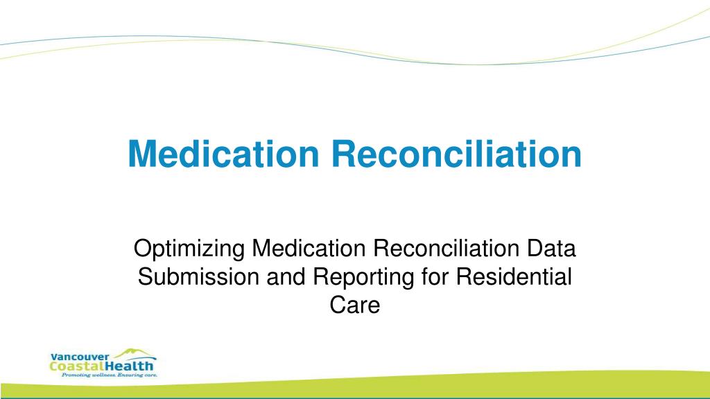 PPT - Medication Reconciliation PowerPoint Presentation, free download ...
