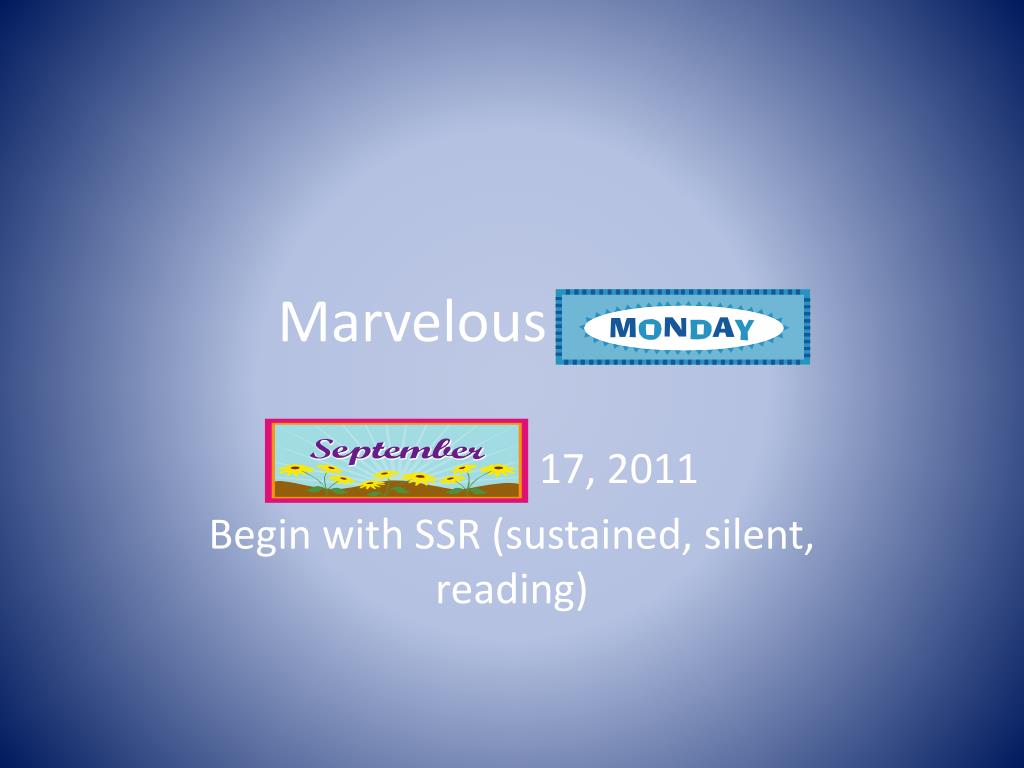 PPT - Marvelous Monday PowerPoint Presentation, free download - ID:2563492