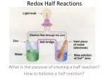 PPT - Electrochemistry Lesson 5 Balancing Half Reactions PowerPoint ...