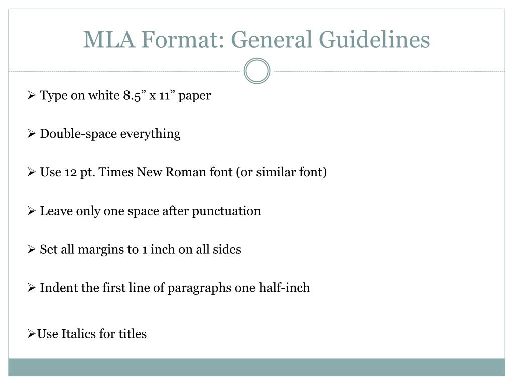 PPT - Essential MLA Formatting Guidelines for Academic Papers ...
