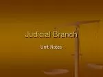 PPT - Judicial Branch PowerPoint Presentation, free download - ID:1888998
