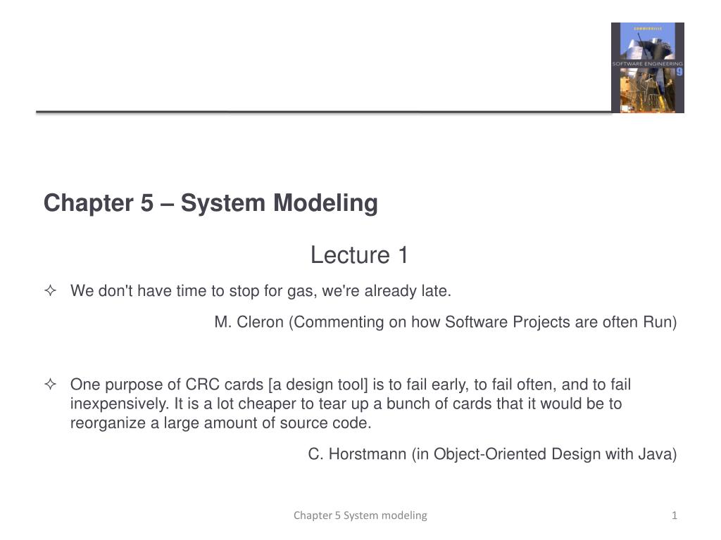 PPT - System Modeling: Abstract Views & UML Notations PowerPoint ...