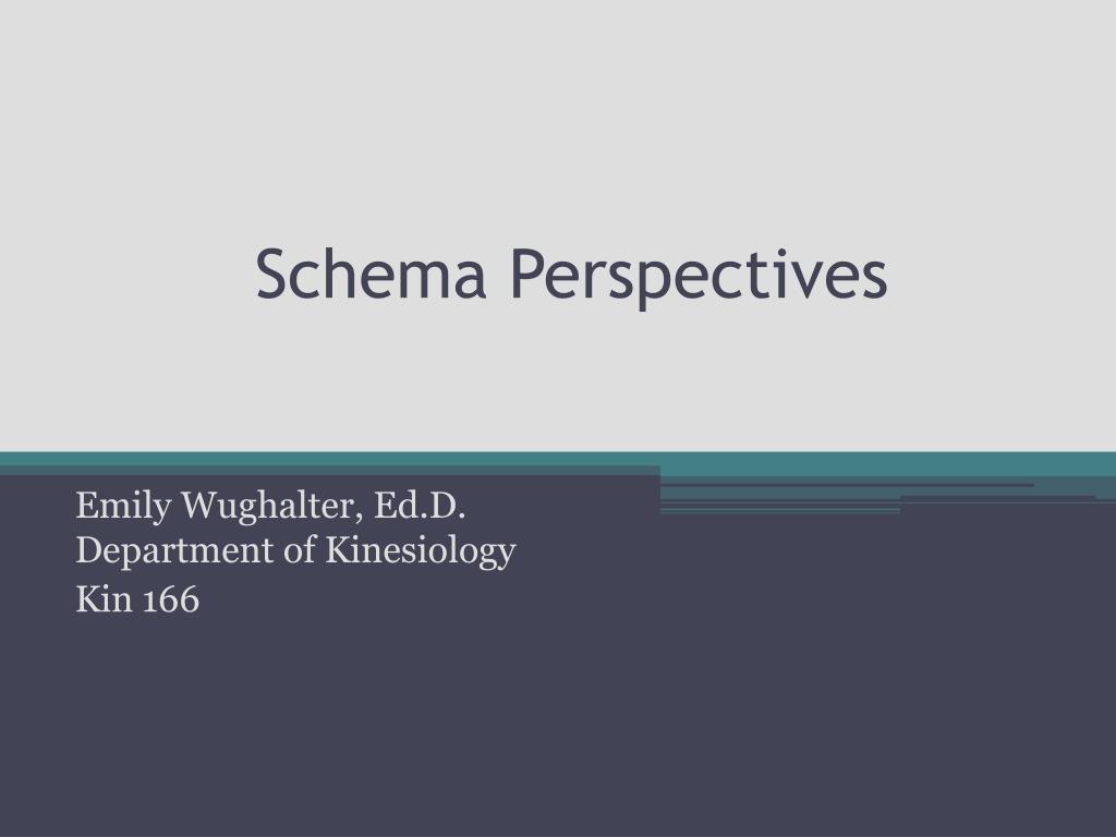 PPT - Schema Perspectives PowerPoint Presentation, free download - ID ...