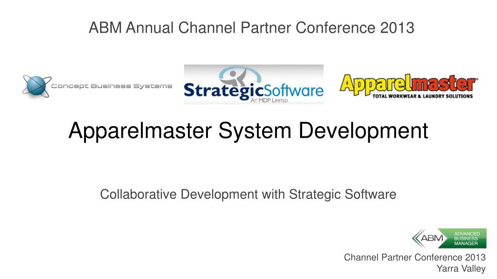PPT - Apparelmaster System Development PowerPoint Presentation, free ...